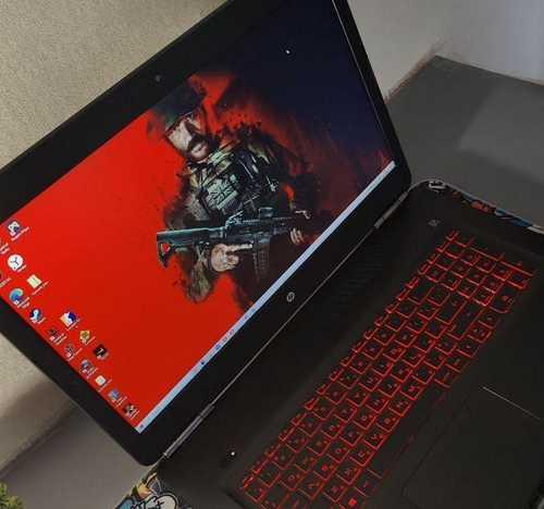 HP Omen 17.3I/IPS /GTX 1050ti-4Gb/i7-7700HQ