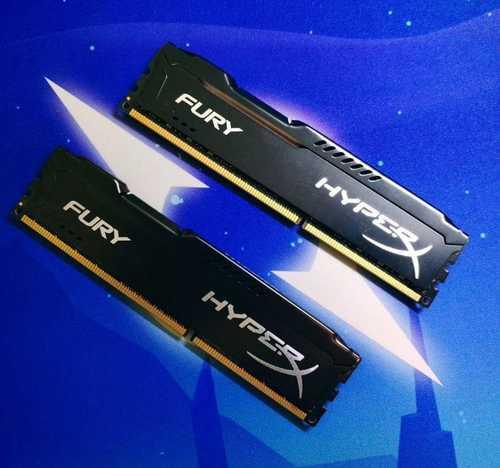 16 Gb DDR3 1600 mhz Kingston HyperX Fury