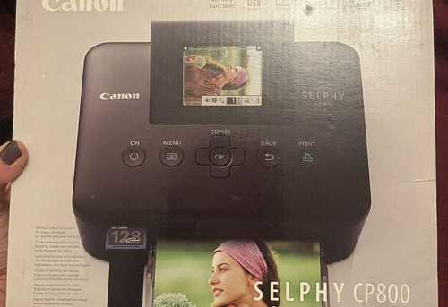 Мини принтер для фото canon selphy cp800