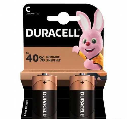 Батарейки duracell c 2