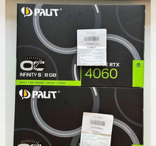 Видеокарта Palit Rtx 4060 Infiniti 2 OC 8 GB