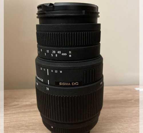 Объектив sigma 70-300 4-5.6 байонет nikon