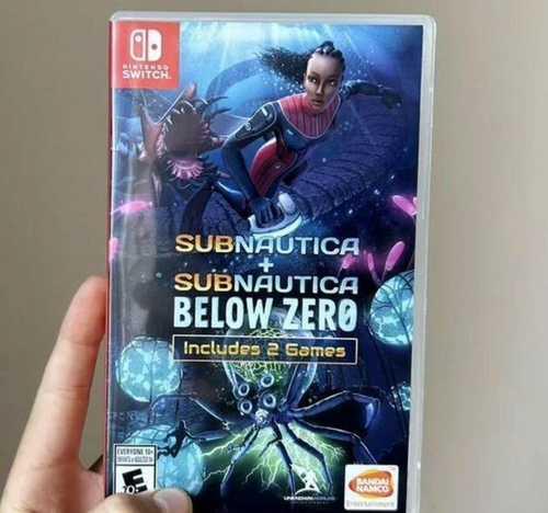 Subnautica below zero nintendo switch картридж