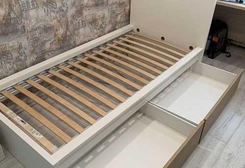 Кровать IKEA мальм 90х200