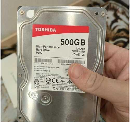 Hdd toshiba 500gb