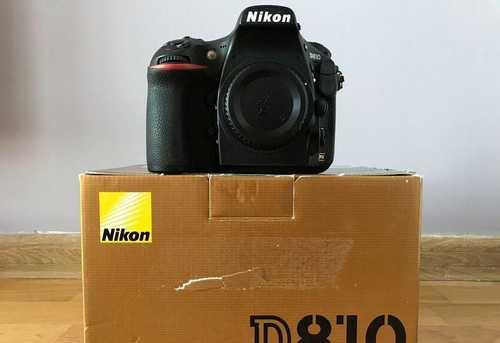 Nikon D810 body (пробег 12 тыс)