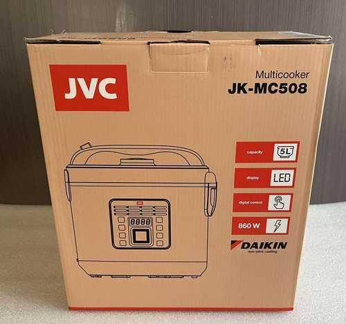 Новая Мультиварка JVC JK-MC508 (Чек, Гарантия)