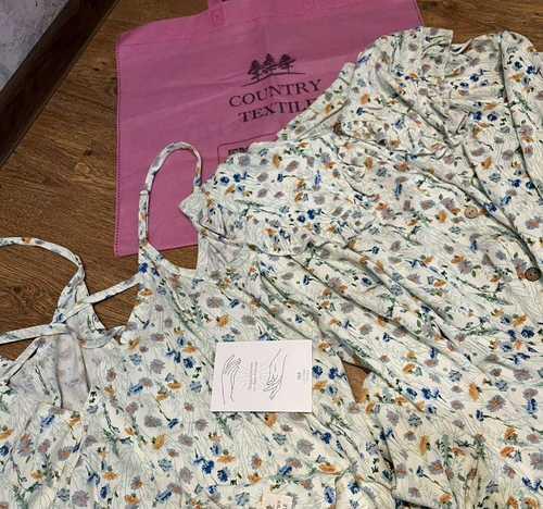 Country Textile костюм платье и рубашка florence