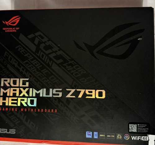 Мат. плата Asus Maximus Z790 Hero + гарантия