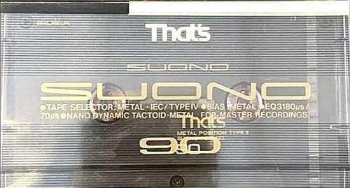 Аудиокассета that'S suono 90 metal