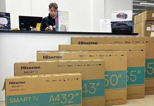 Телевизор Hisense (32”,40,43”,50”,55”,65”)