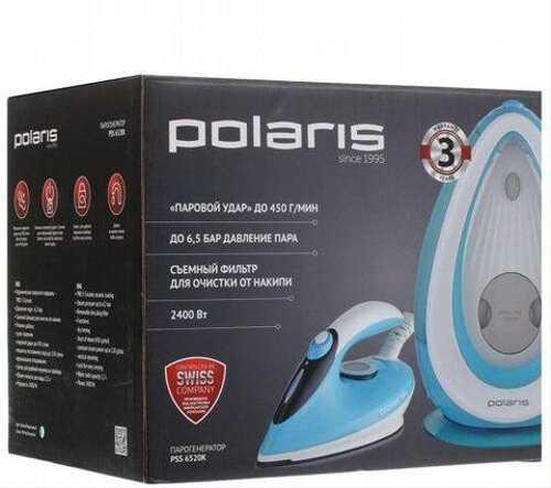 Парогенератор Polaris PSS 6520K новый 2400 Вт, под