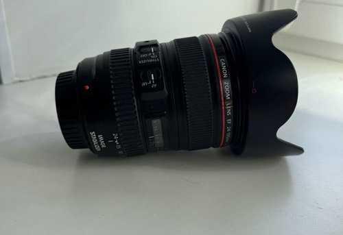 Объектив Canon Zoom Lens EF 24-105 1:4 IS SUM