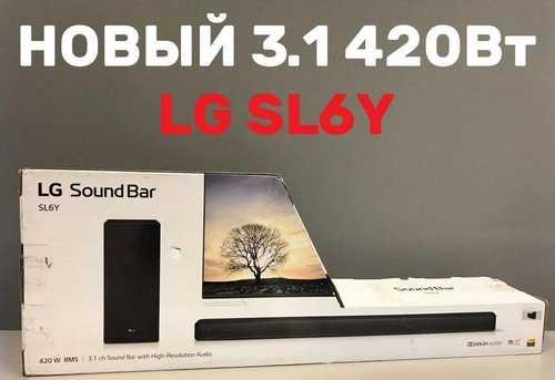 Новый мощный 3.1 саундбар LG SL6Y гарантия-доставк