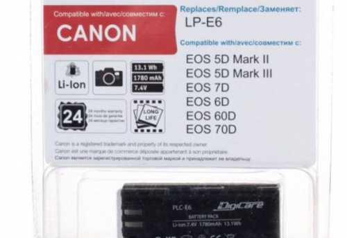 Аккумулятор для фотоаппарата canon,PLC-E6