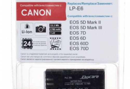 Аккумулятор для фотоаппарата canon,PLC-E6