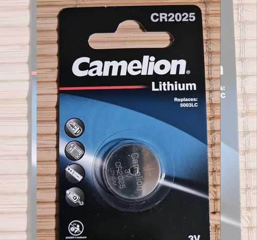 Батарейка Camelion Lithium CR2025