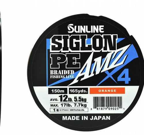 Плетёный шнур Sunline siglon PEx4 AMZ #1.0/12lb 15