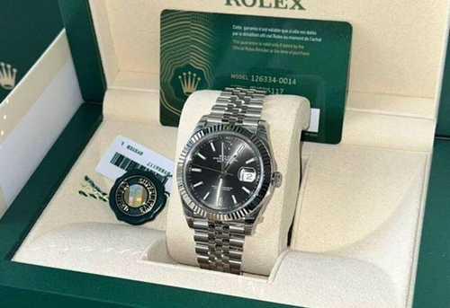 Часы Rolex datejust 41 (Rhodium)