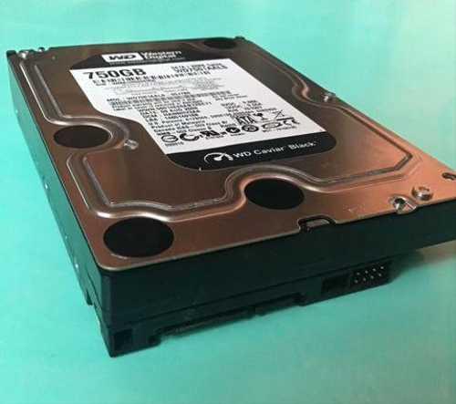 HDD WD 750гб WD Caviar Black читайте описание