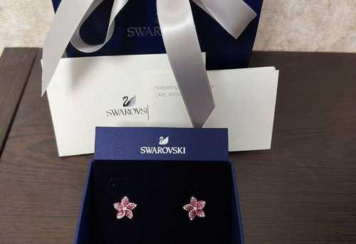 Swarovski серьги пусеты