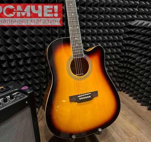 Акустическая гитара Mirra MAG 41c SB (4/4)