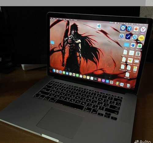 MacBook Pro 15 (2013), 512 ГБ, Core i7, 2.3 ГГц, RAM 16 ГБ, GeForce GT 750M 2 ГБ