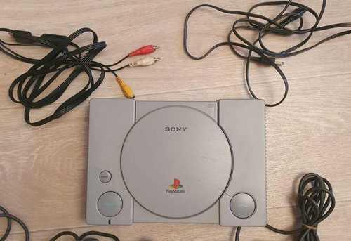 Sony PS1 FAT scph-7000 Прошита в коробке + игры