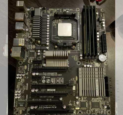 Gigabyte ga-990fxa-ud3   AMD FX4300   16gb DDR3