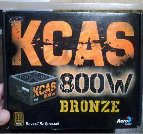 Блок питания Aerocool kcas 800W bronze