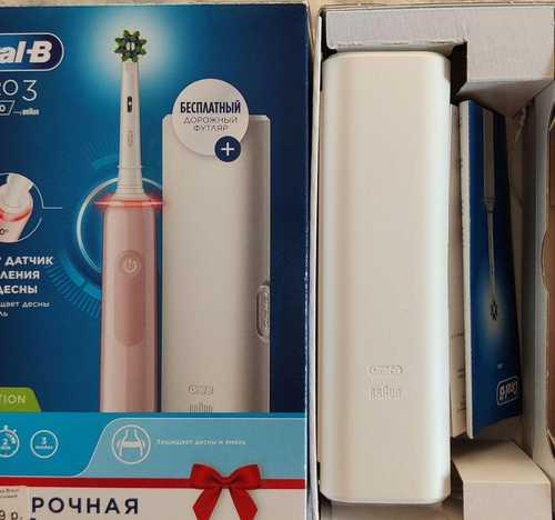 Электрическая зубная щетка oral b pro 3