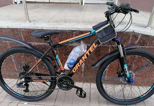 Велосипед горный Черно оранжевый