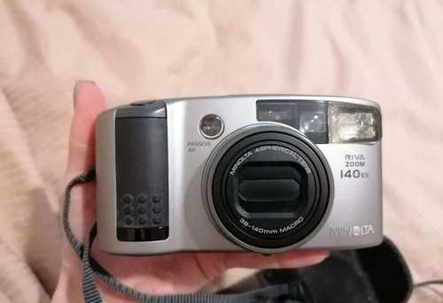 Плёночный фотоаппарат Minolta Riva Zoom 140 +пульт