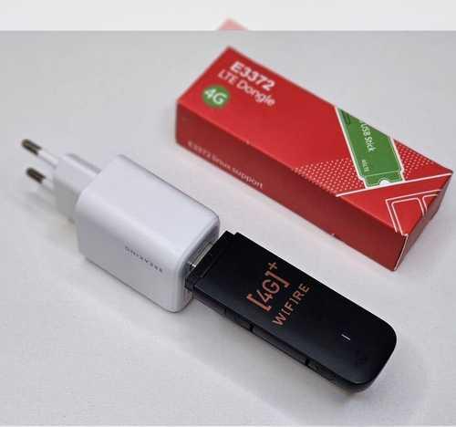 4G USB LTE Модем на Чипе ZTE Черный   Адапрет Пита