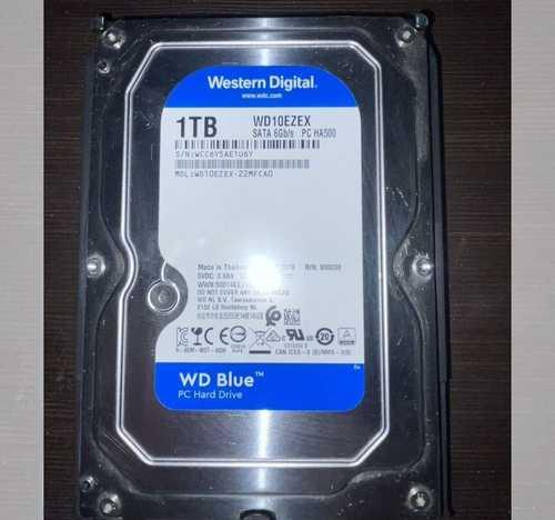 Жесткий диск 1 тб WD 7200