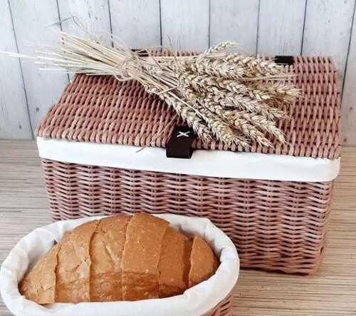 Набор хлебница и корзинка для хлеба