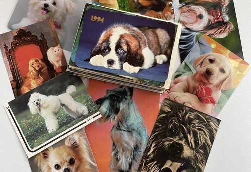 Карманные календарики "Собаки" 90 шт