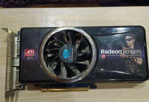 Видеокарта radeon hd 4870 1Gb