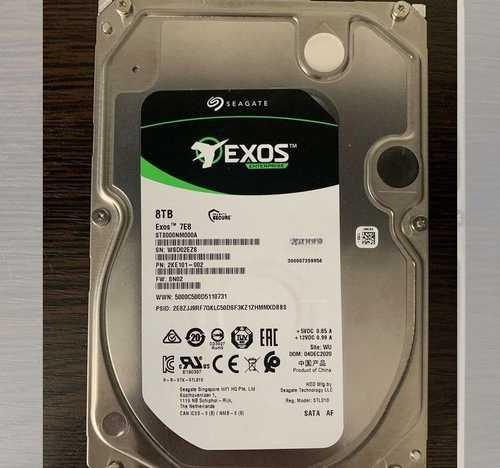 Жесткий диск Seagate 8 TB на запчасти