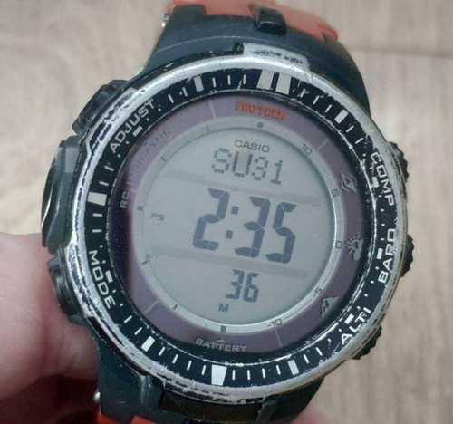 Часы casio pro trek