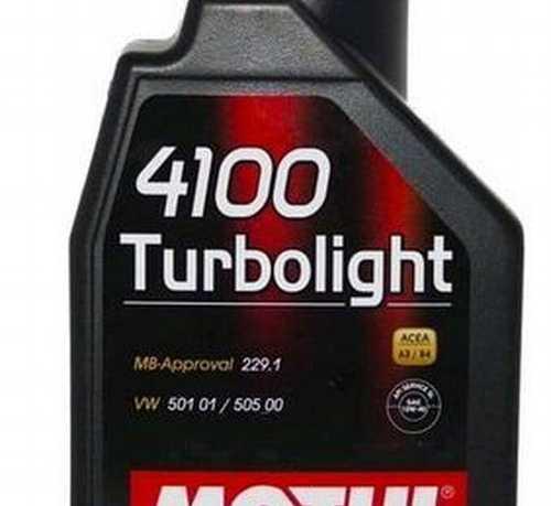 Моторное масло Motul 4100 Turbolight 10W40 (1 л.)