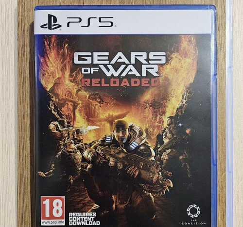 Gears of war Reloaded ps5 диск