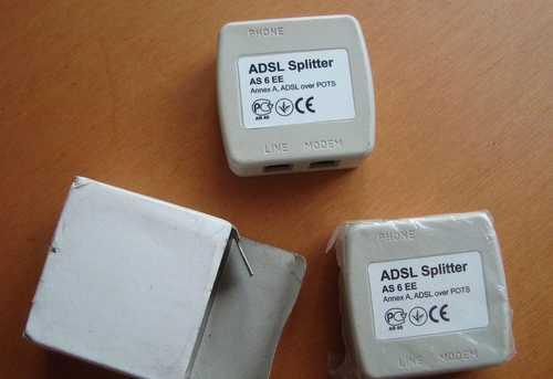 Сплиттер adsl Splitter AS 6 EE