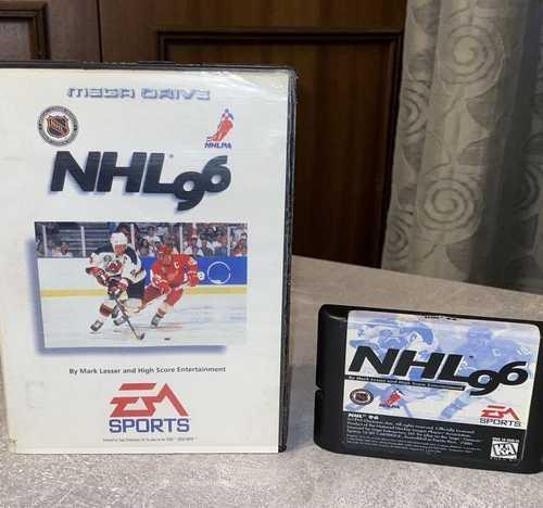 NHL 96 Sega картридж стародел биг бокс