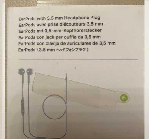 Наушники проводные EarPods