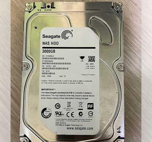 Жесткий диск SATA HDD 3 tb (с дефектом)