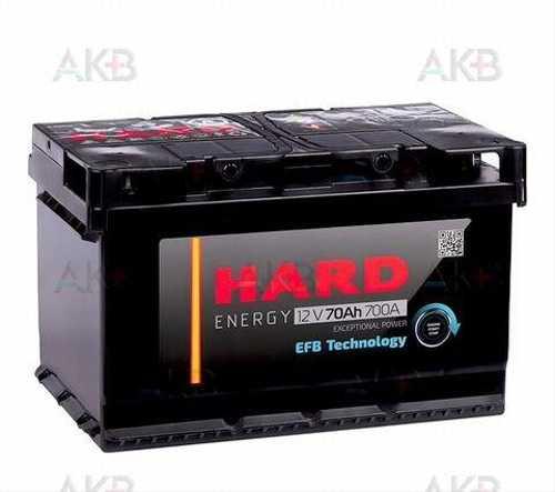 Аккумулятор автомобильный hard EFB 70 Ач 700A о.п