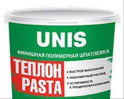 Unis pasta теплон полимерная шпаклевка 28 кг