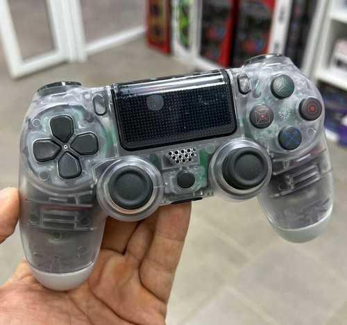 Джойстик PlayStation 4 (Прозрачный)