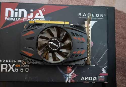 Видеокарта RX 550 4gb